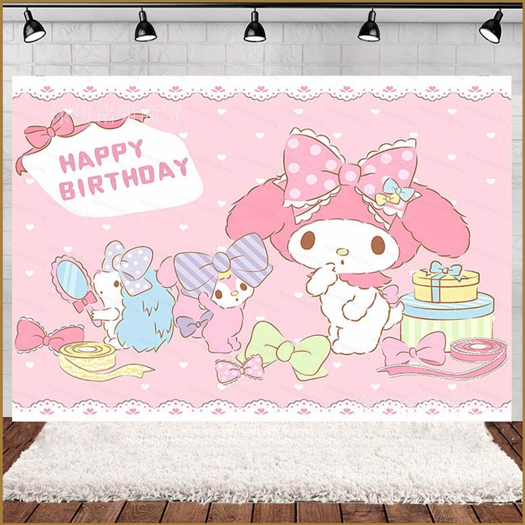 333 My Melody Theme Cartoon Animation Celebrate Party Photo Photography ...