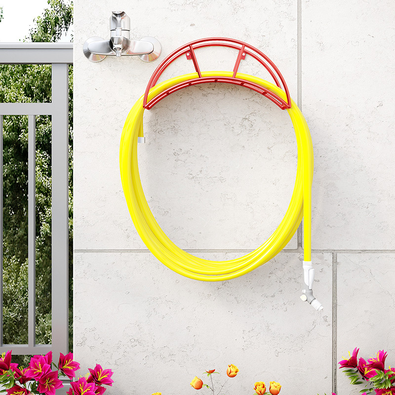 Water Pipe Storage Rack Wall-Mounted Water Pipe Storage Rack Hose Reel ...