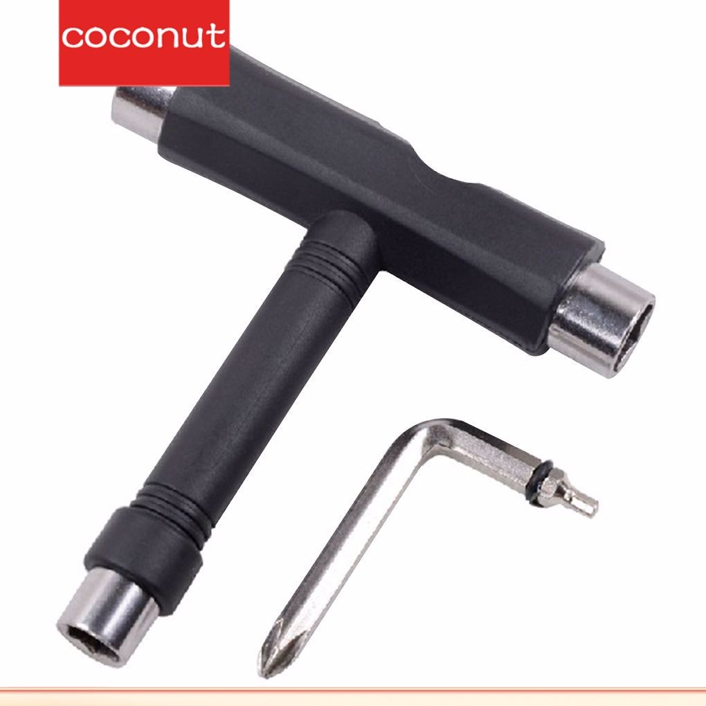 1/2/3 Roller Skate Skateboard 5-Way T Type Set Key Tool Tool Wrench ...