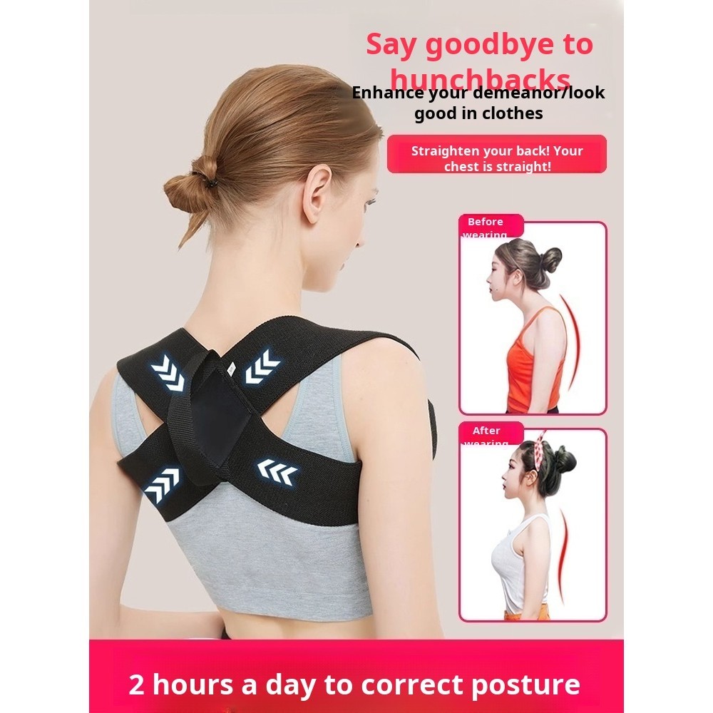 21 Days Upright Posture New Hunchback Correction Strap Open Shoulder ...