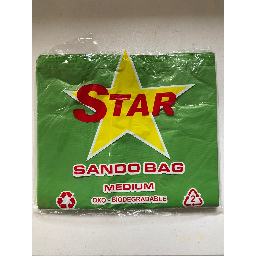 Sando Bag Assorted Plastic Star Medium Oxo-Biodegradable Recyclable ...