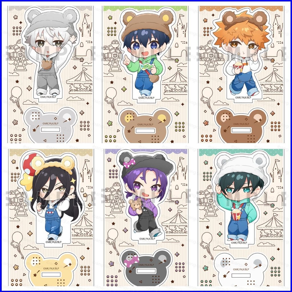 YB2 Blue Lock Figure Anime Model Toys Plate Holder Cute Nagi Seishirou ...