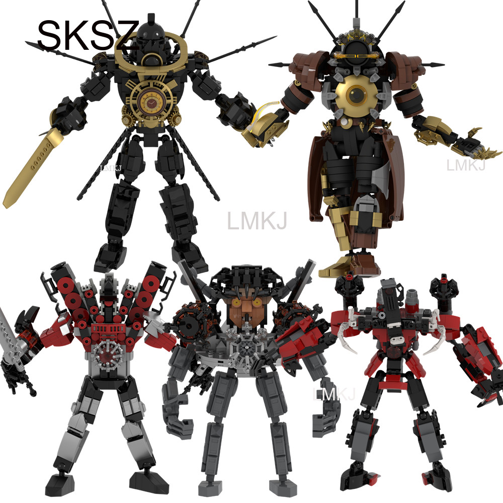 Skibidi Toilet Titan Origin Clock Man Compatiable With Lego Titan Sound ...