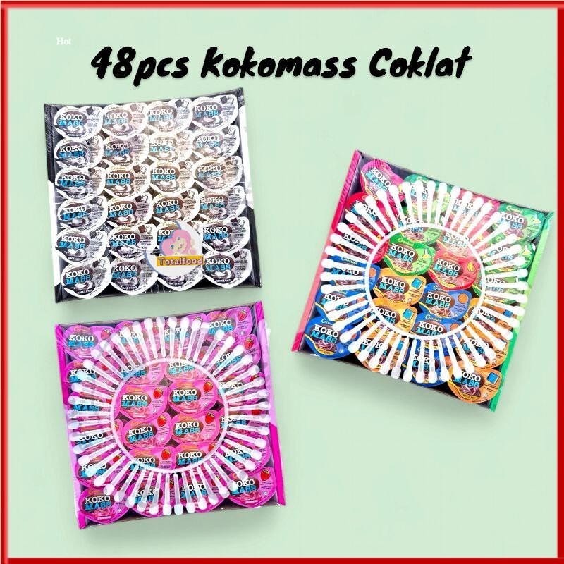 48pcs x 10g Kokomass Chocolate Spread [Chocolate / Black & White ...
