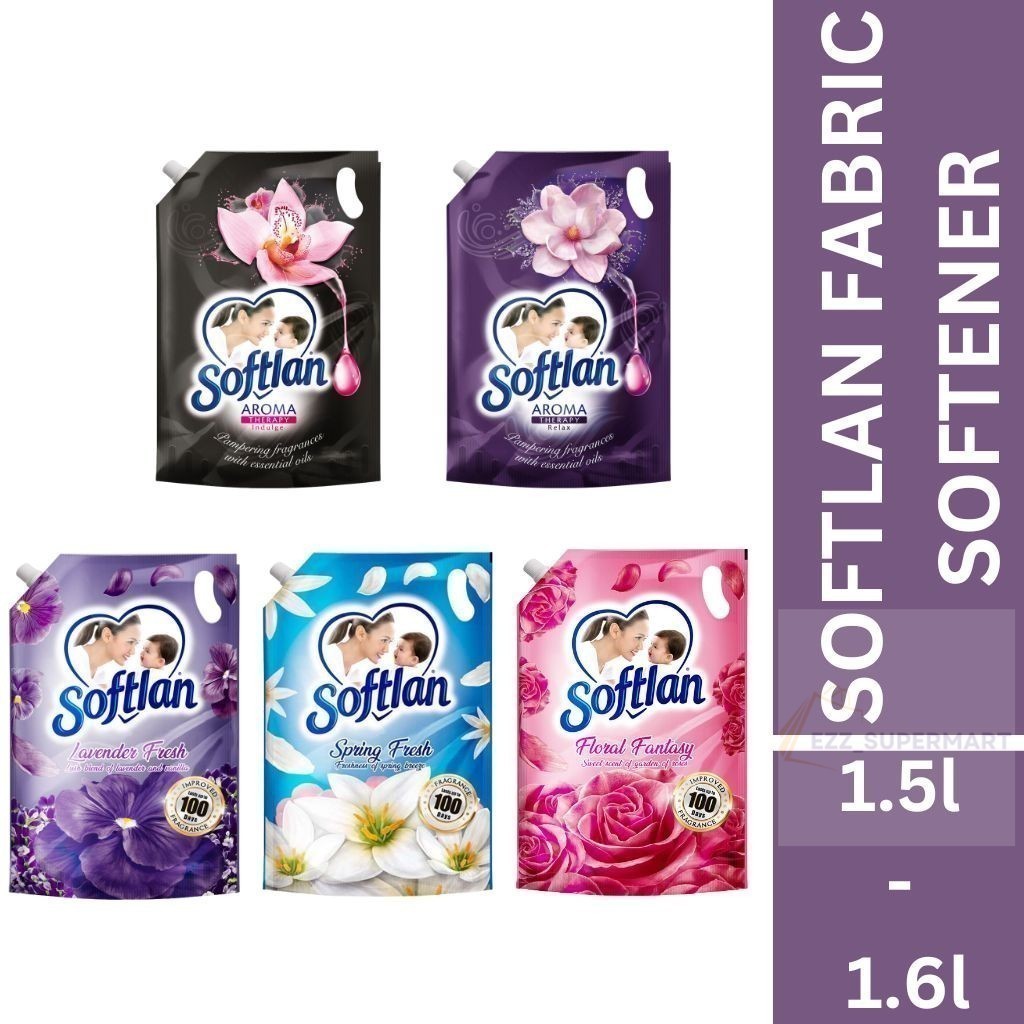 SOFTLAN Fabric Softener Refill Pack (1.5L-1.6L) | Shopee Malaysia