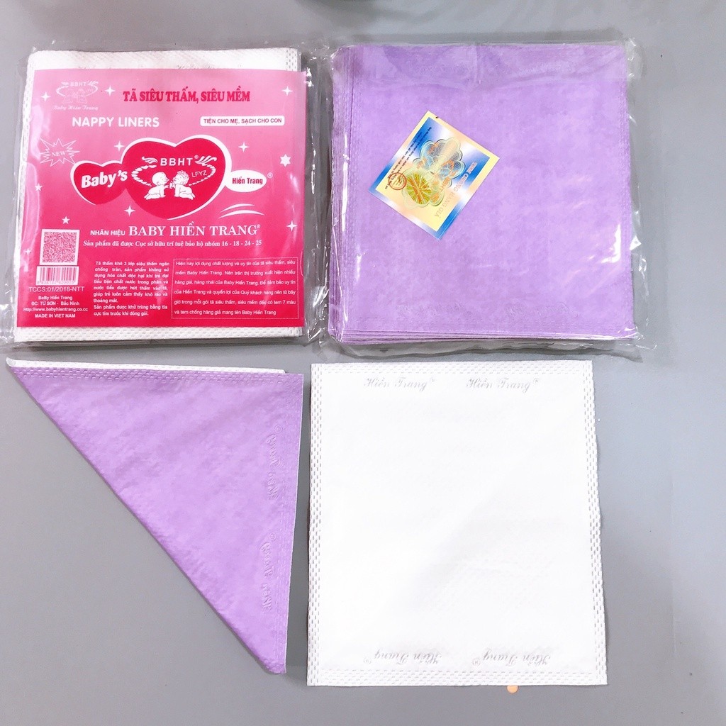 Hien Trang Bich Dai Purple Poop Liner. Safe for Babies.(18-20 Pieces 1 ...