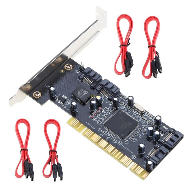 BT 4 Port PCI Expansion Card PCI to 4 1 0 1 5Gbps Controller Adapter ...