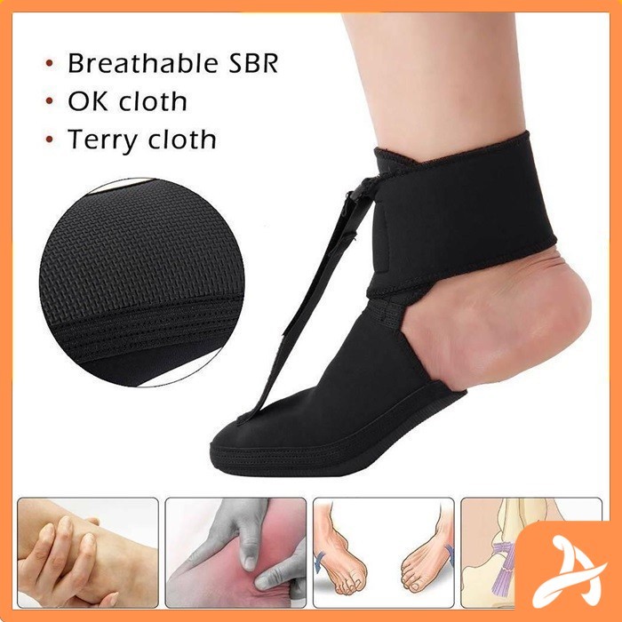 Foot Drop Splint Orthosis Ankle Sprain Support Brace Belt Foot ...