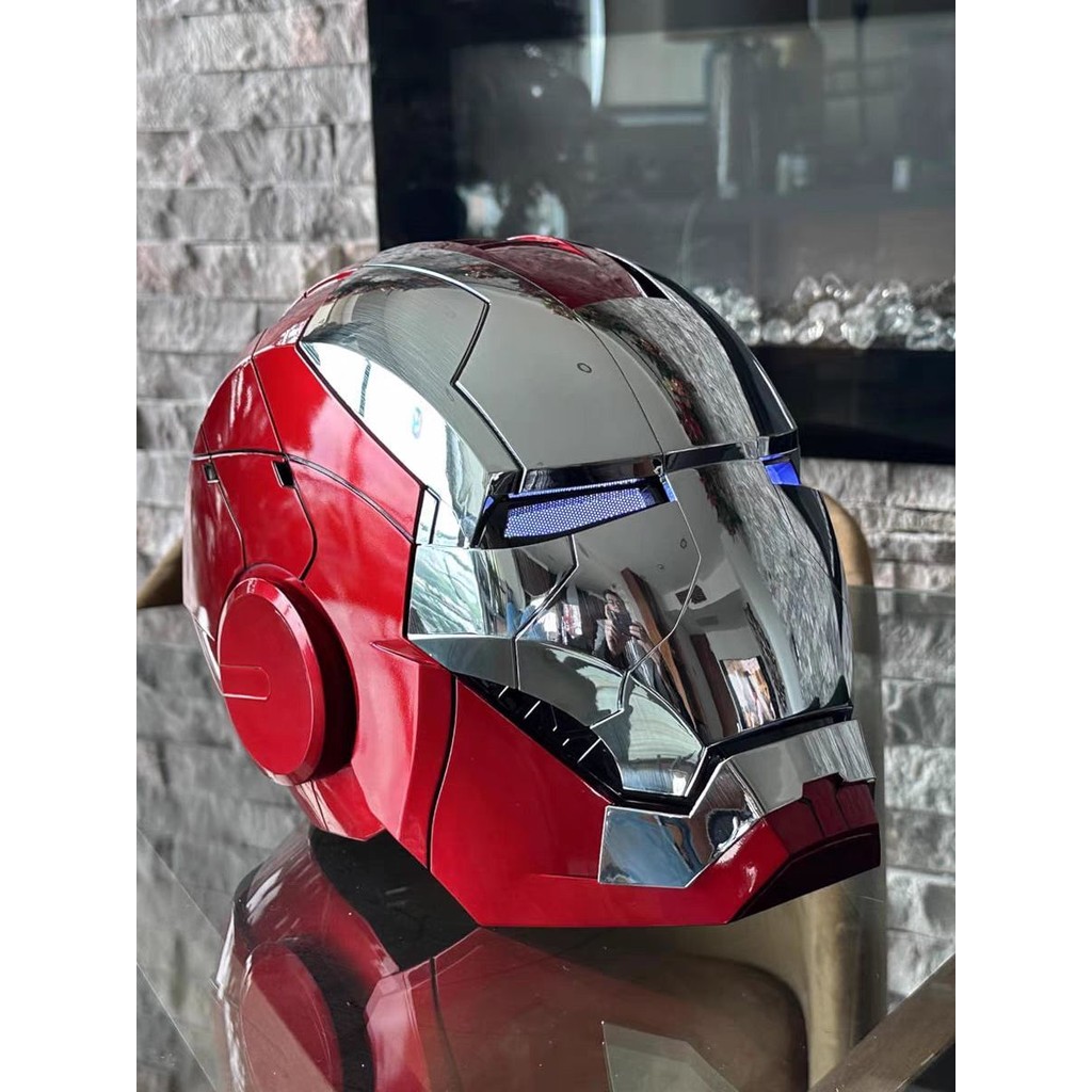Mk mk5 Electric Jarvis Iron Man Voice Control Helmet Children ...