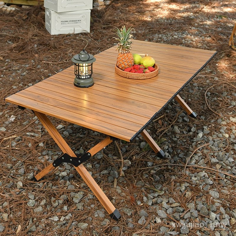 Sg Outdoor Folding Table Aluminum Alloy Egg Roll Table Camping ...