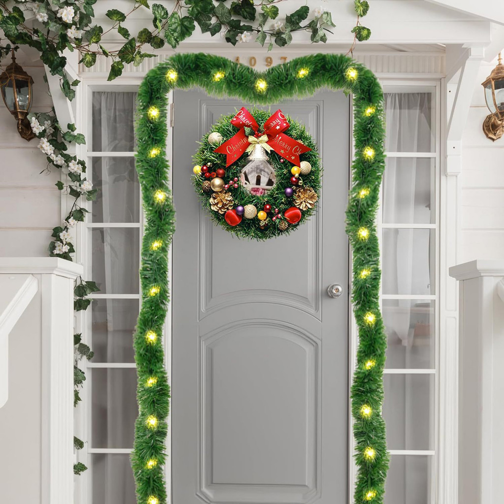 huangyan| Timer Function Garland Waterproof Garland Led Lighted ...