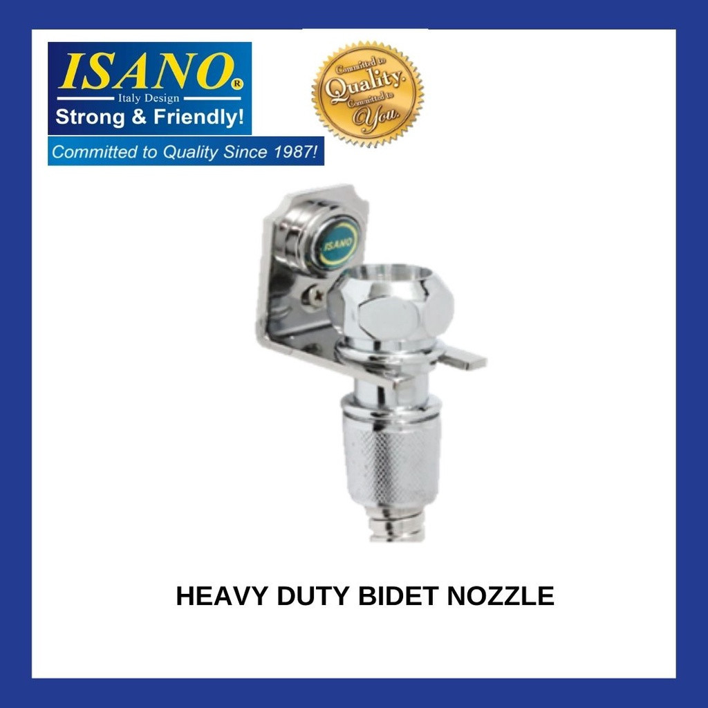 ISANO Heavy Duty Bidet Nozzle Set (Chrome)( 1740BK ) | Shopee Malaysia