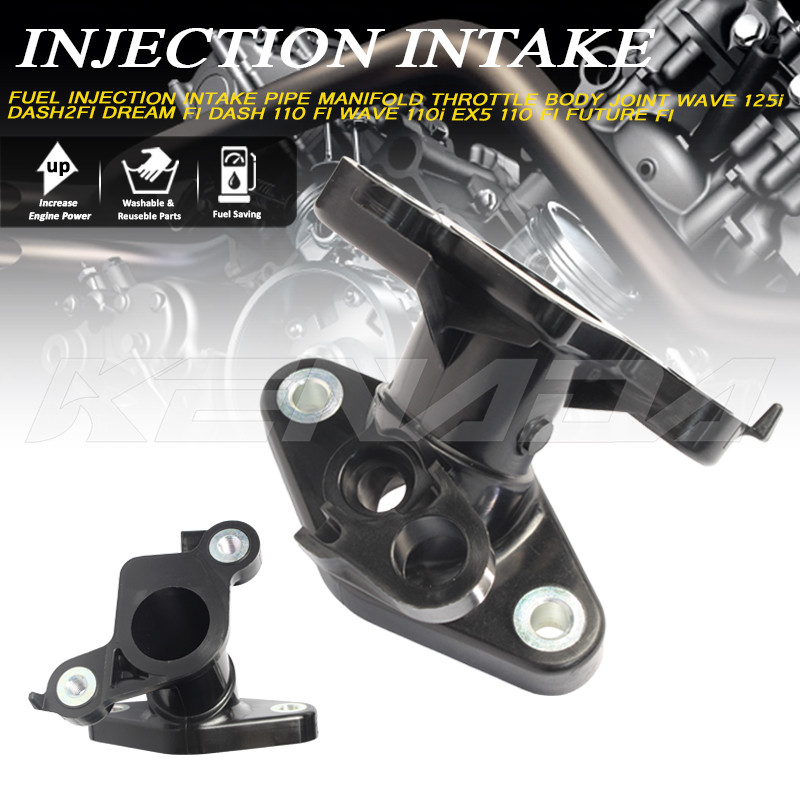 WAVE 125i FUEL INJECTION INTAKE PIPE MANIFOLD THROTTLE BODY JOINT ...