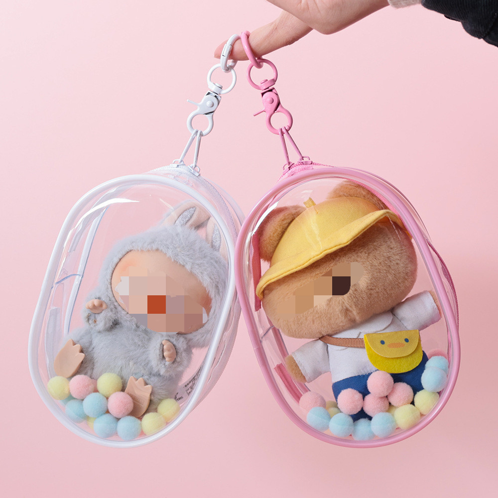 Cartoon Plush Doll Cover 15cm Cotton Doll Pain Bag Sitting Doll ...