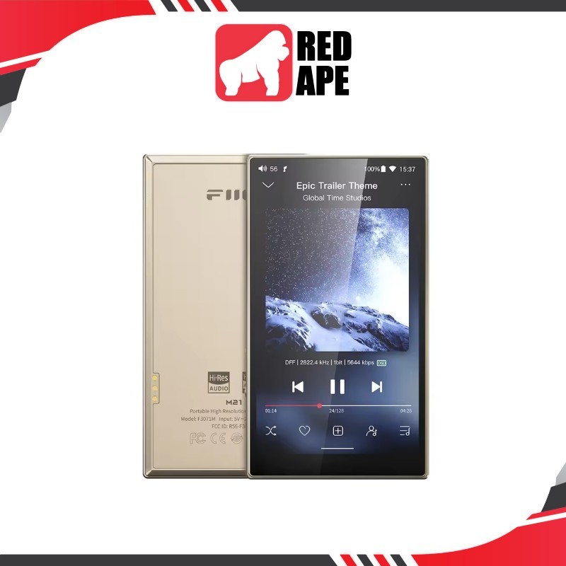 FiiO M21, Portable Digital Audio Player: Quad CS43198 DAC, Snapdragon 680, 4.7" HD Display Music ...