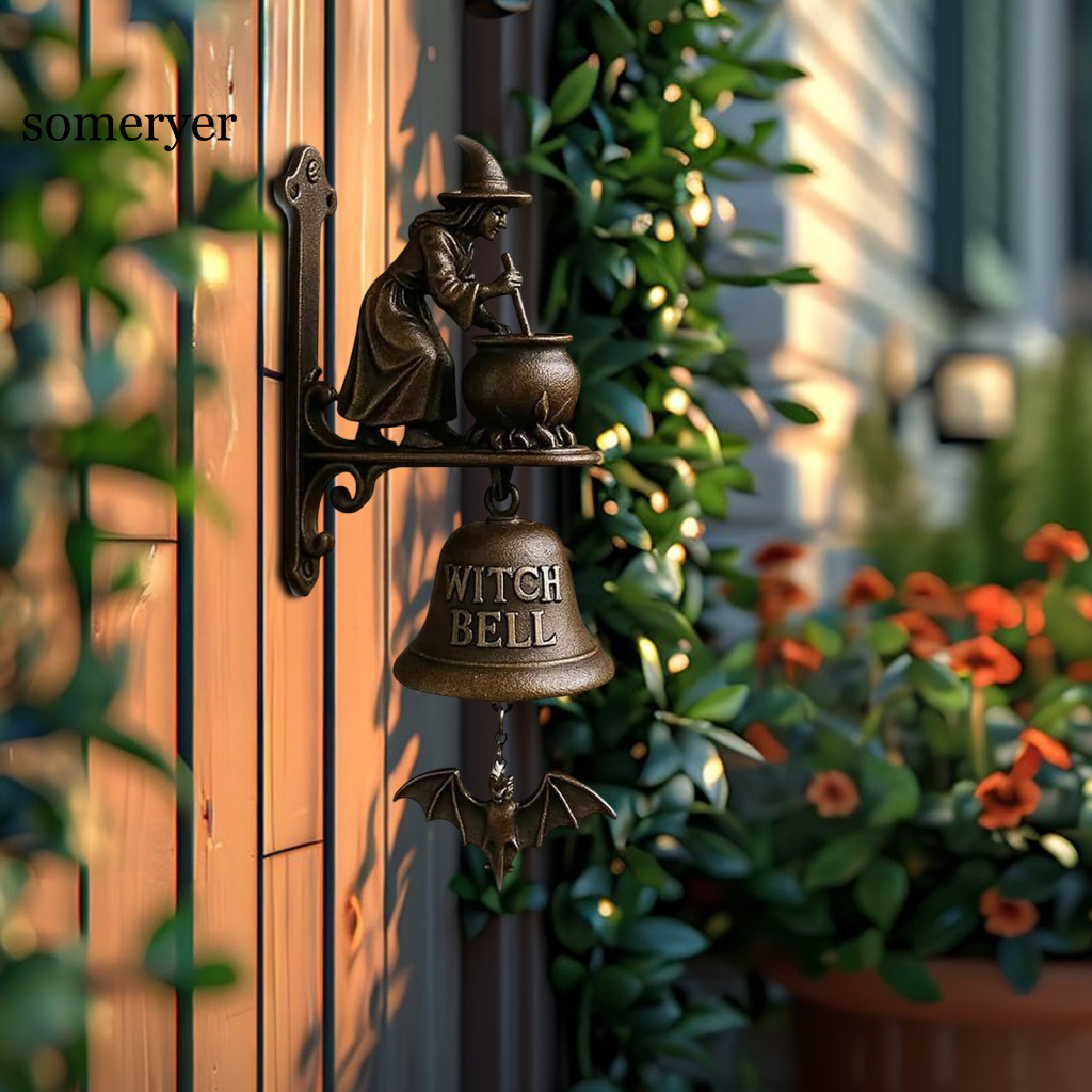 someryer| Halloween Witch Bell Halloween Party Bell Vintage Halloween ...
