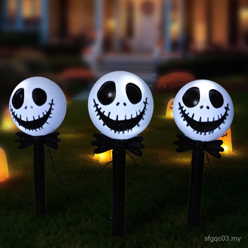 2025[Available] Halloween Decor Stake Lights Ornaments Waterproof Scary ...