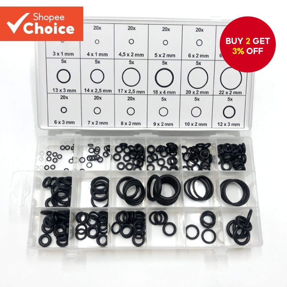 225Pcs 18 Inch O-Ring Kit For Pipeline And Automotive Sealing | Shopee ...