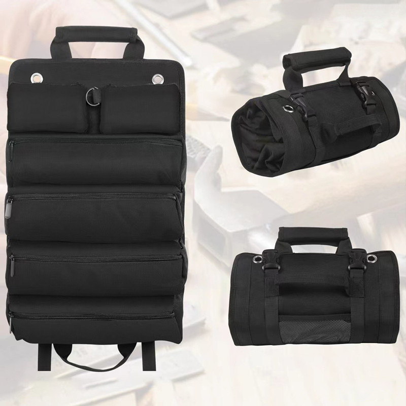 MN Tool Bag Roll Up, Heavy Duty Tool Organizer for Men Women, Portable ...
