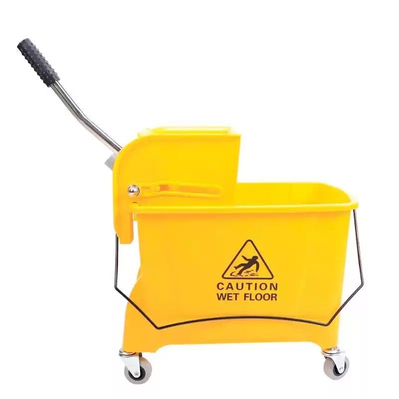 Water Squeezer Mop Wringer Bucket Cart 20L Trolley Easy Cleaning ...