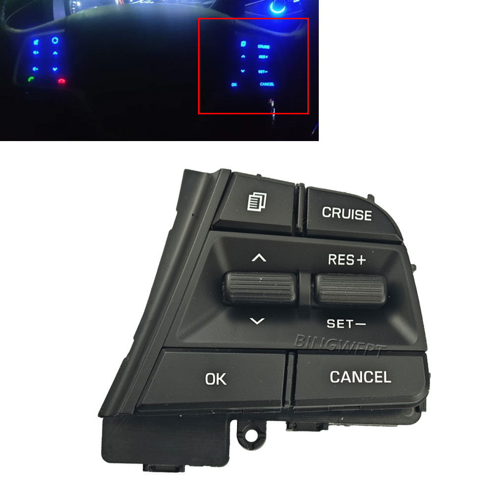 Blue Backlight For Hyundai Accent 1.6L 2019 2020 2021 2022 Steering ...