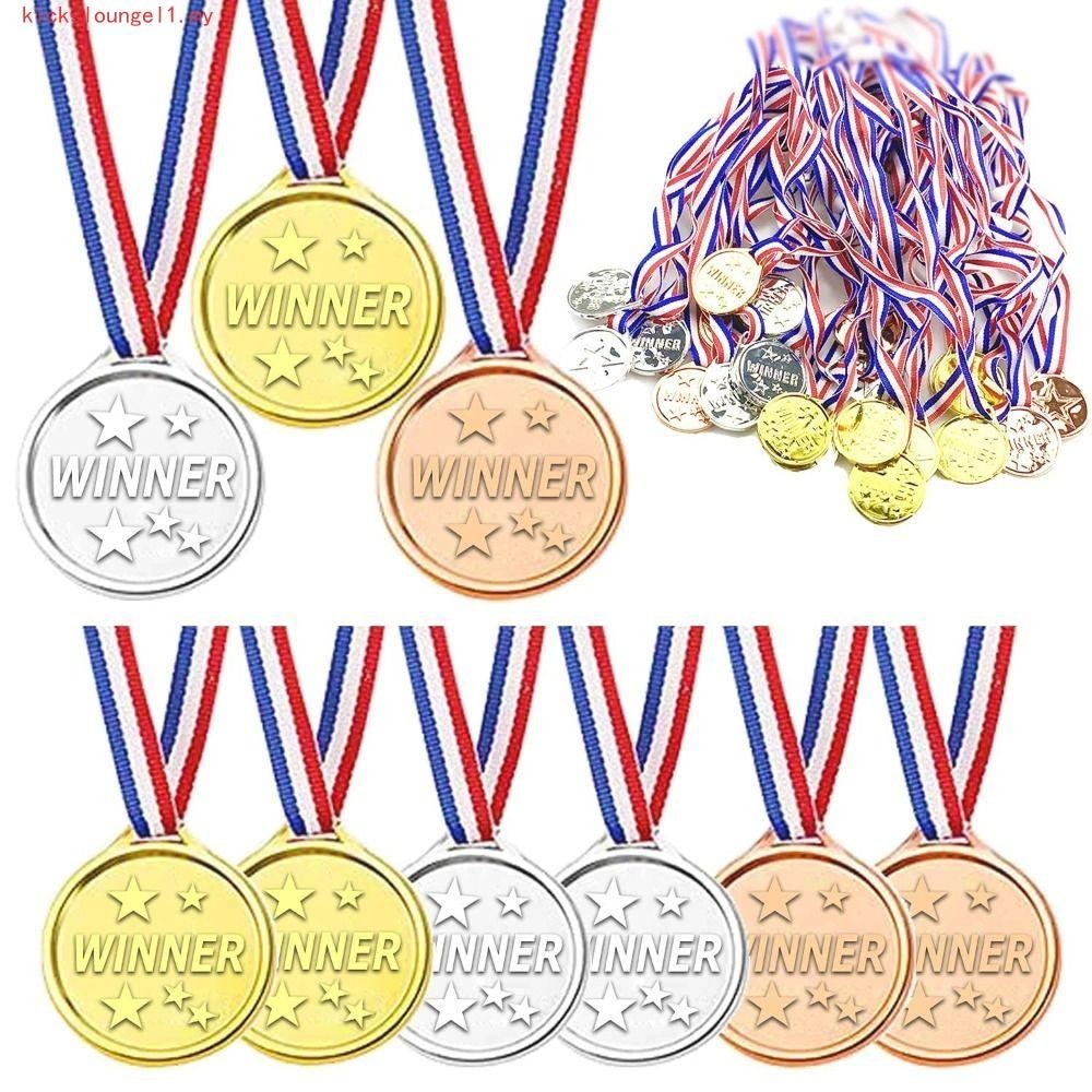 KICKSLOUNGEL Gold Silver Bronze Medals, Dancing Sports Game Children's ...