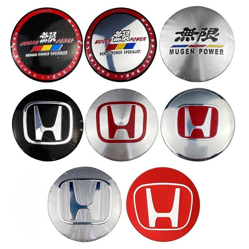 4pcs 56mm Honda Mugen Power Odyssey City Insight Accord Civic CRV Car ...