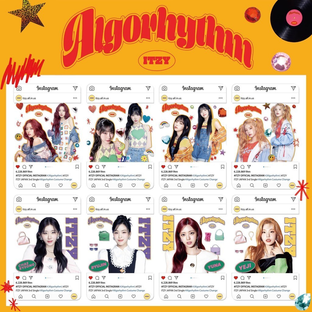 Itzy Transparent Card New Album JAPAN 3rd Accessories Huang Lizhi Cute ...