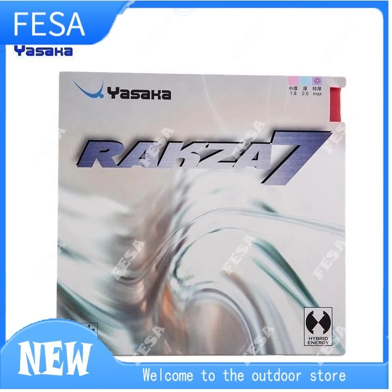 1 Yasaka RAKZA 7 Soft (B-77) Table Tennis Rubber RAKZA 7(B-76) Ping Pong Cake Sponge Rubber for ...