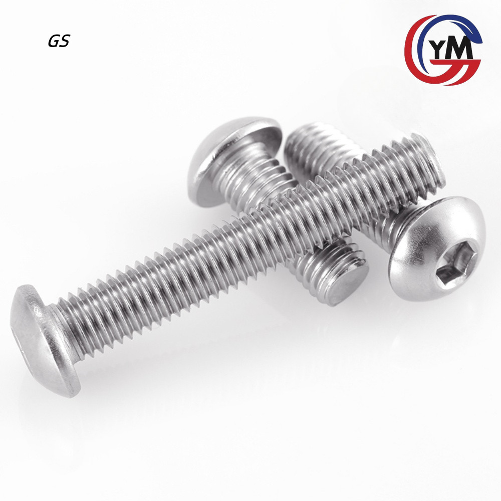 [Quick Shipment-1] M3/M4 Hex Socket Button Head Screw/Stainless Steel ...