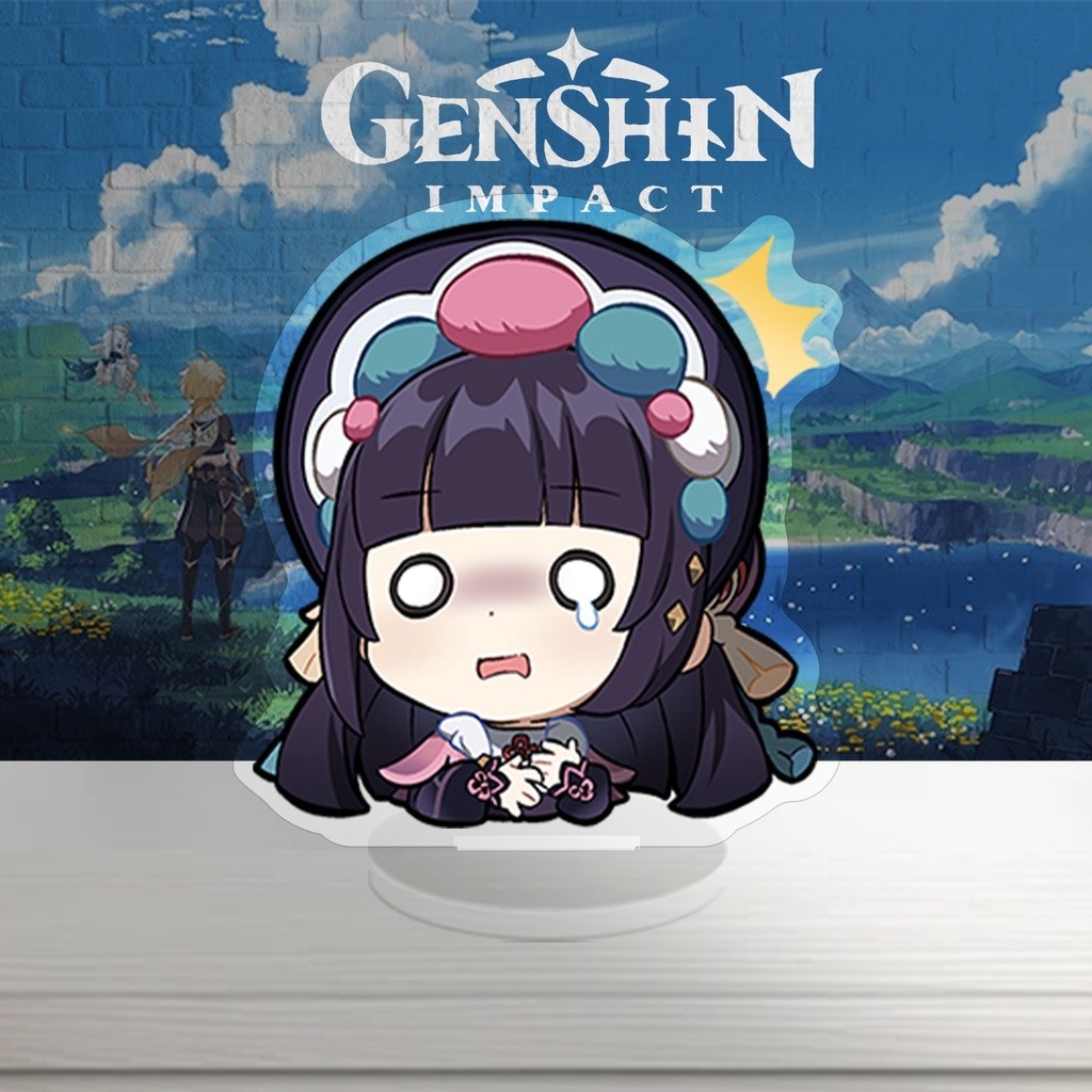 (5Cm) Standee Genshin Impact mini, Xiao Model, Hutao, Diluc, Kaeya ...