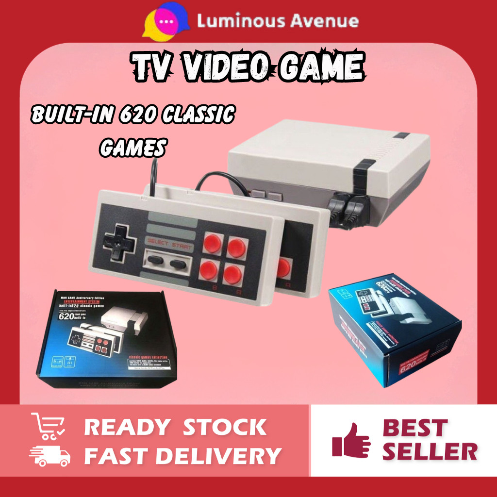 Built-In 620 Classic Games Mini Game Anniversary Edition TV Game ...