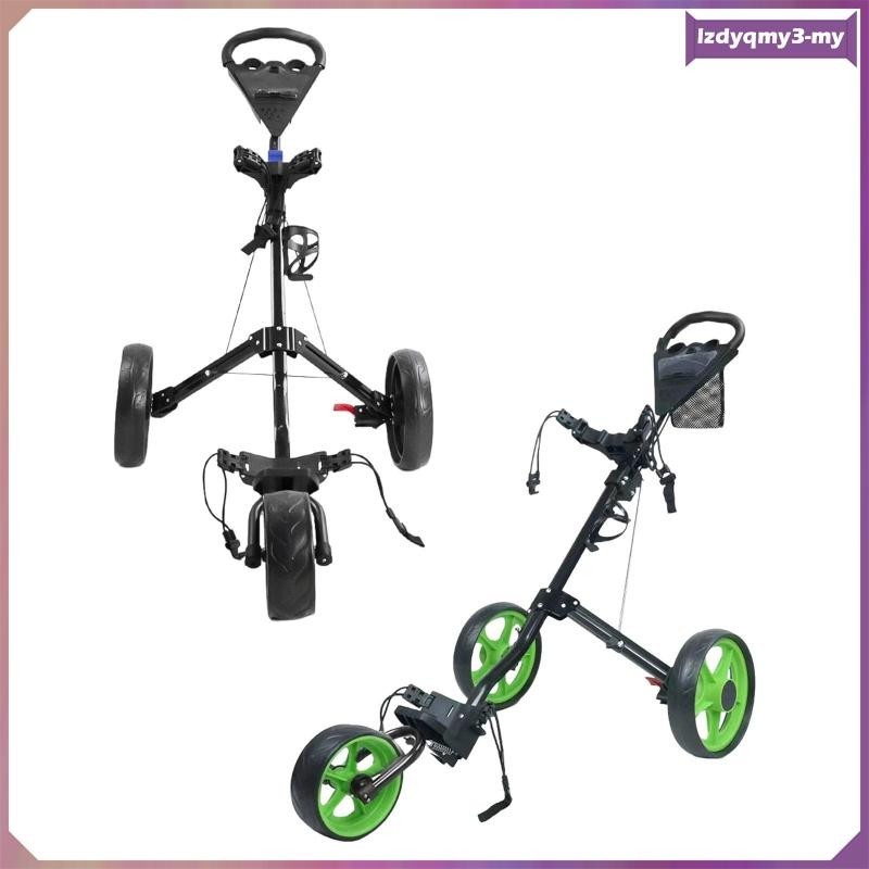 [LzdyqmyebMY] Golf Push Trolley Lightweight 3 Wheel Cart for Golf Bag ...