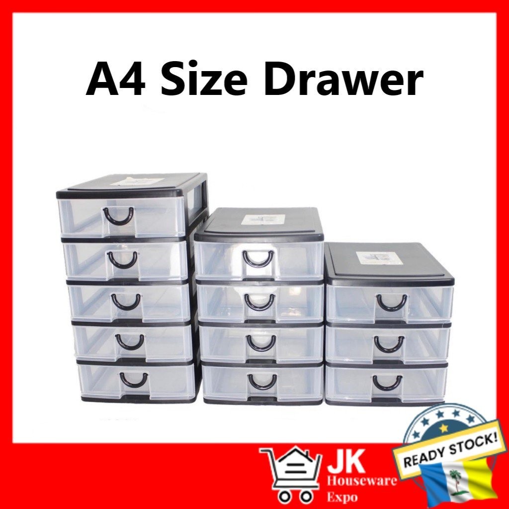 Plastic A4 Drawer / Drawer A4 / A4 Document Cabinet Storage / A4 Laci ...