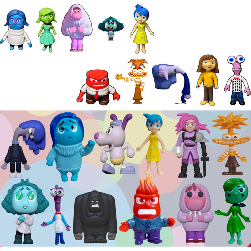 Inside Out 2 Toys Joy Anger Fear Sadness Toy Action Figure | Shopee ...