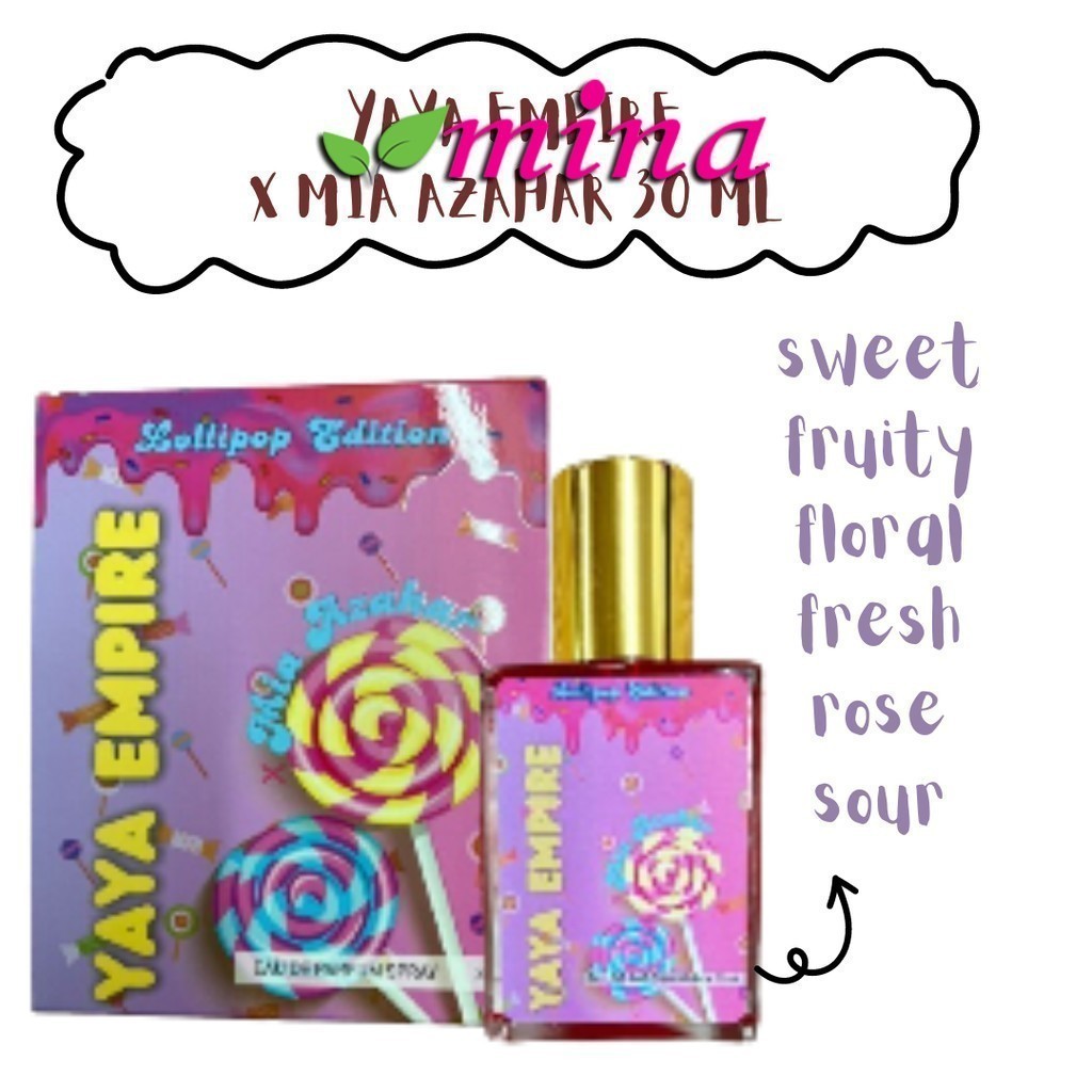 YAYA Perfume 30ml Baru New Lolipop Edition Long Lasting Dino Mia Azahar ...