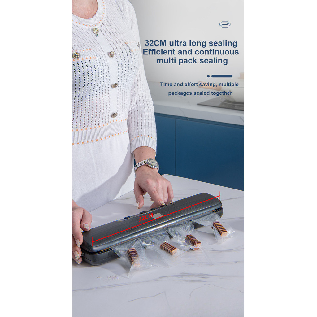 Mesin pemeliharaan makanan isi rumah mesin pengedap vakum, pengedap ...