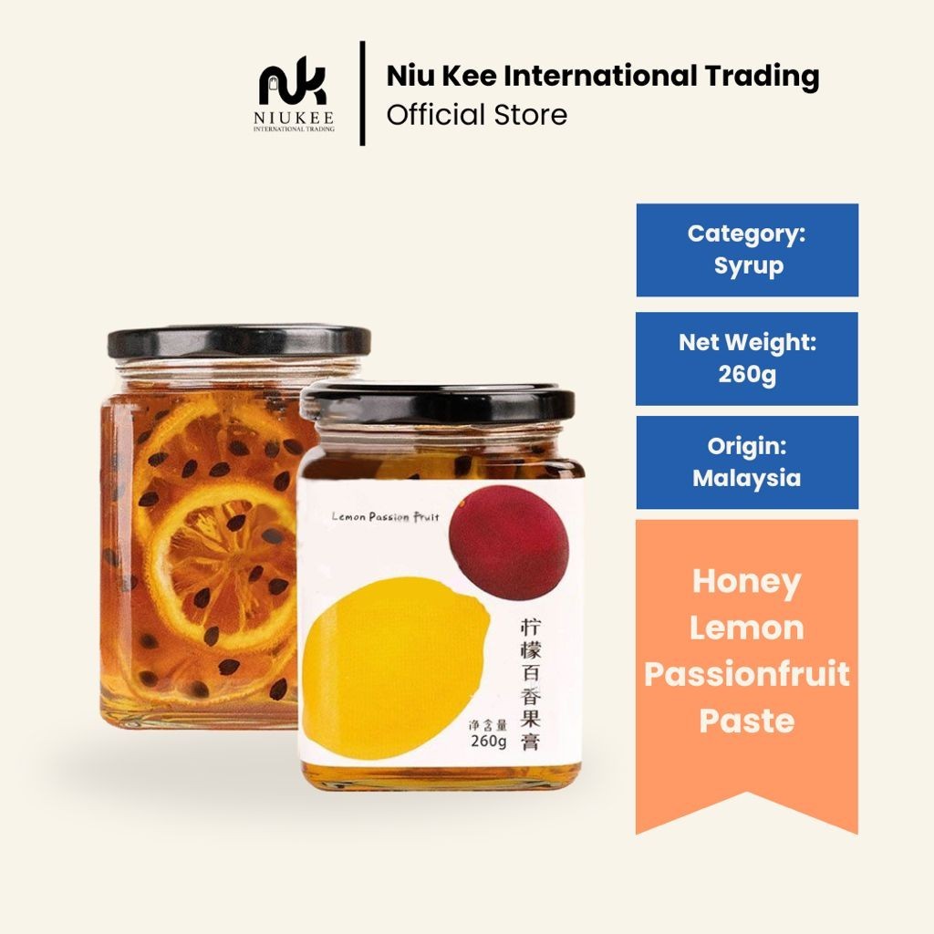 [𝗡𝗶𝘂 𝗞𝗲𝗲] Honey Lemon Passion Fruit Instant Ready To Eat NATURAL | Madu ...