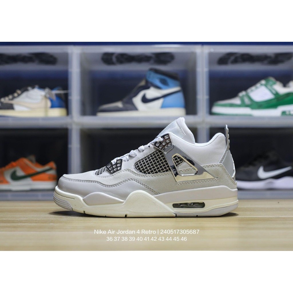 Eva ringan bahan kusyen udara kusyen udara Nike Air Jordan 4 Retro ...