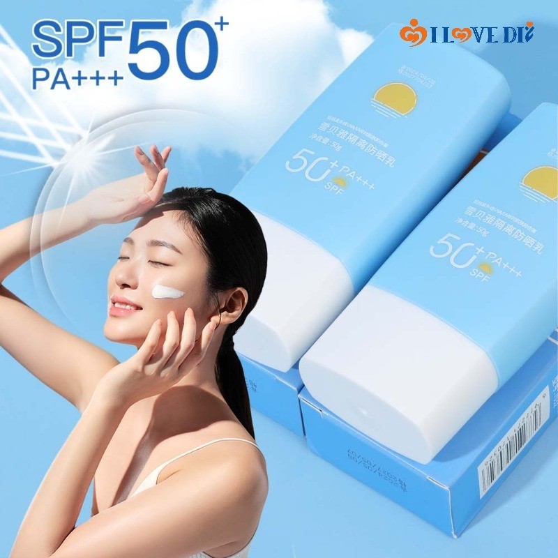 Lightweight Smooth Sunscreen Cream - SPF50+ Facial Body Sun-proof ...