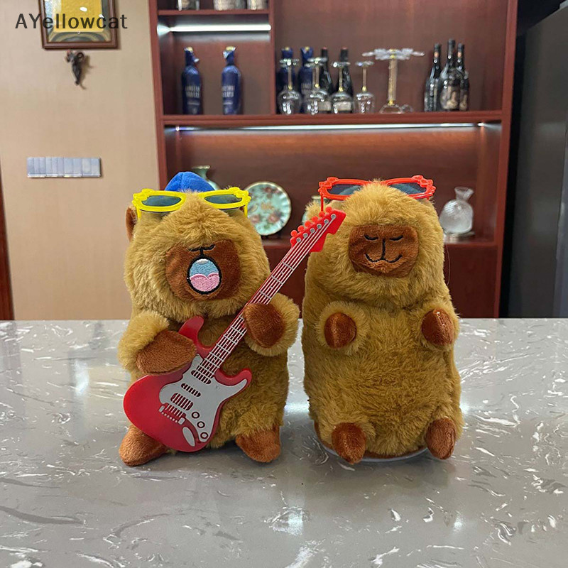 AY Capybara Plush Musical Dancing Baby Toy Cute Capybara Stuffed ...