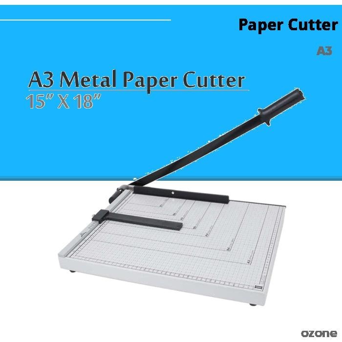 Heavy Duty Paper Cutter Wood / Metal Base A4 B4 A3 | Shopee Malaysia