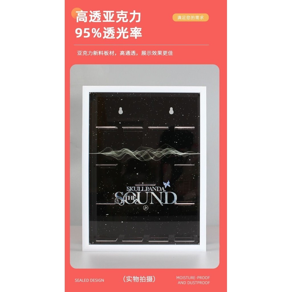 Skullpanda Sound Series Storage Photo Frame Display Box Anti-dust ...