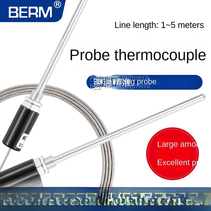 K-type PT100 Type Probe Type Thermocouple Temperature Sensor ...