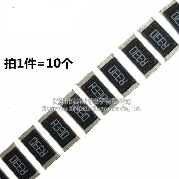 ((10 Pcs) 2512 Chip Resistor Sampling Resistor 0.33 R R330 0.33 Om ...