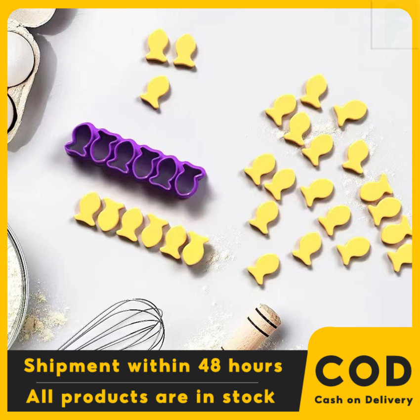 3pcs/set Mini Gold Fish Cracker Cutter Set Goldfish Cracker Plastic ...
