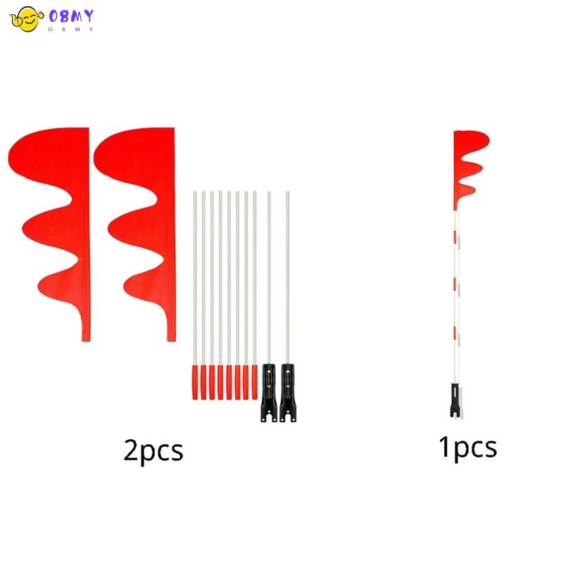 Bike Safety Flags Kids Bike Flag, Bike Trailer Flag Adjustable 6 Feet ...