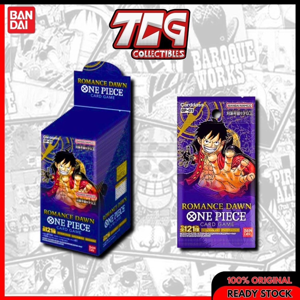 One Piece Card Game TCG - OP01-OP07 Pack Manga Original Japan Rip From ...