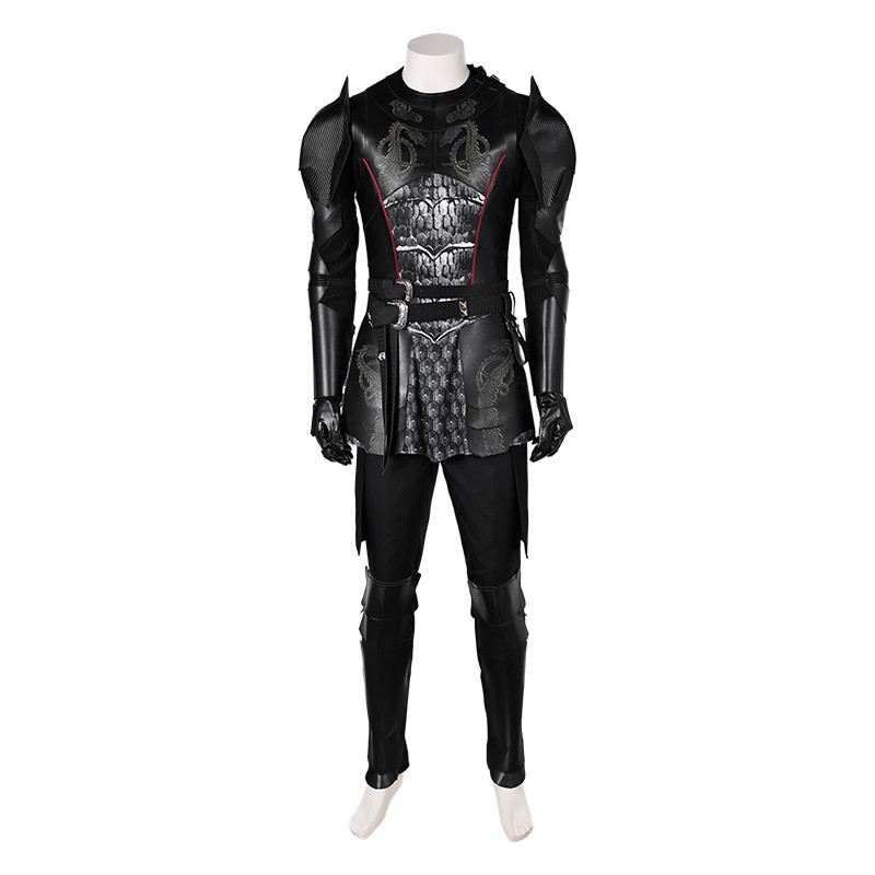 House of the Dragon Daemon Targaryen Black Armor Cosplay Costume ...