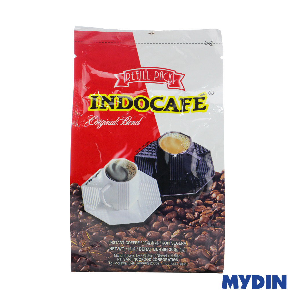 Indocafe Original Blend Instant Coffee Refill Pack (300g) | Shopee Malaysia